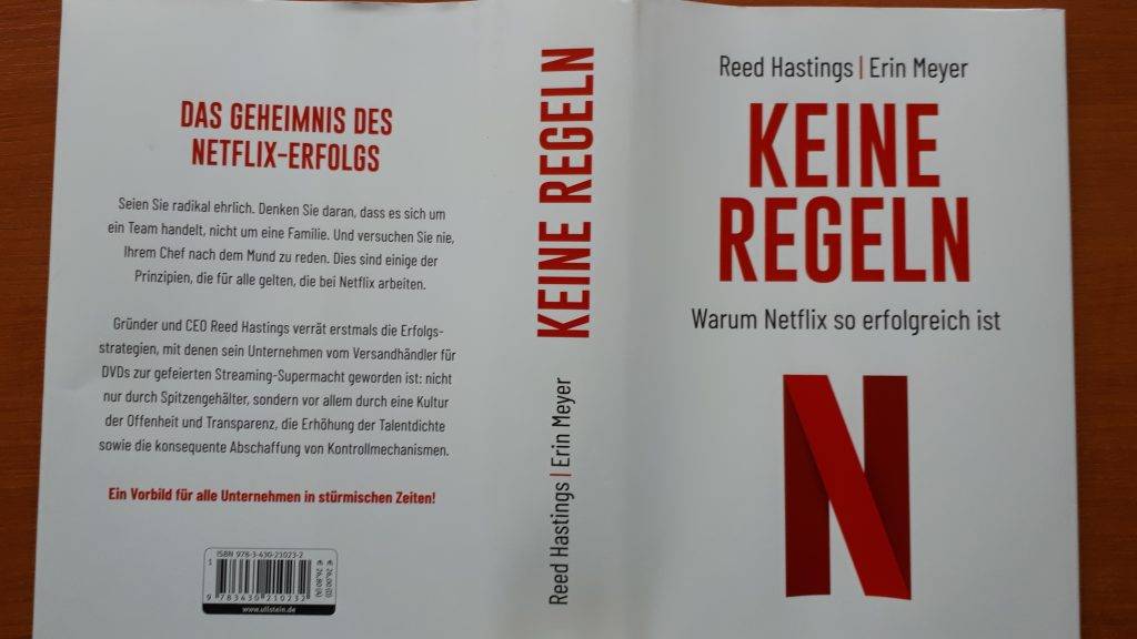 Keine Regeln von Reed Hastings und Erin Meyer, Netflix Zusammenfassung